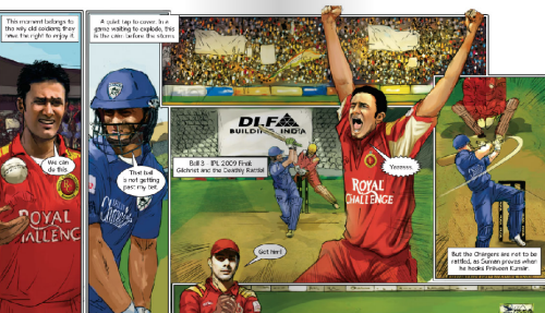 IPL comes out with a comic book version of IPL 2009 Final - Cric Talks